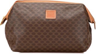 Celine Clutches - Macadam Coated Canvas Clutch - Gr. unisize - in Braun - für Damen