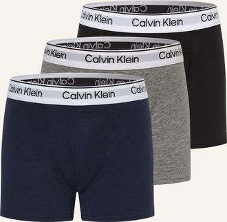 Calvin Klein 3er-Pack Boxershorts Icon Cotton Stretch schwarz