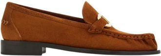 Ferragamo Femme, Chaussures, Brun, Taille: 39 1/2 EU Maryan Soft Mocassins