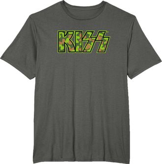 Kiss Kiss - Camouflage-Logo T-Shirt