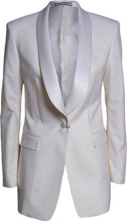 Tagliatore Femme, Vestes, Blanc, Taille: 36 FR Lou Shawl-Lapel Suit