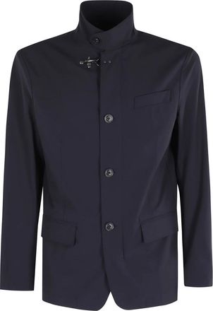 Fay Homme, Manteaux, Bleu, Taille: 3XL Travel Duty Jacket