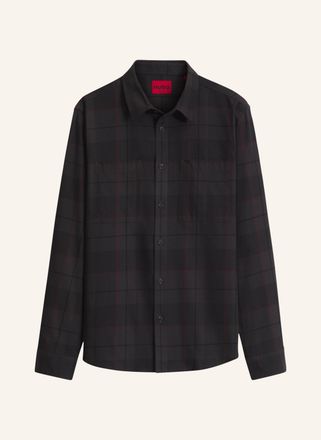 HUGO BOSS Hugo Hemd Egrin Relaxed Fit braun