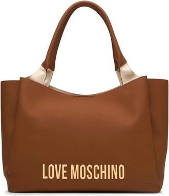 Love Moschino Femme, Sacs, Brun, Taille: ONE Size Love Moschino Bags.. Leather Brown
