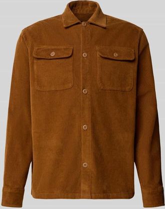 Jack & Jones Regular Fit Hemdjacke aus Cord Modell REGENT