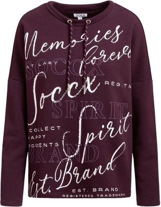 soccx Sweater mit Stehkragen