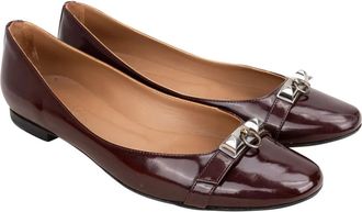 Herm&egrave;s Ballerinas - Hermes Classic Patent Leather Ballerinas (36,5) - Gr. ONE_SIZE - in Bunt - f&uuml;r Damen