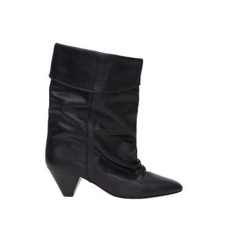 Isabel Marant Boots Dalby drap&eacute;es en cuir