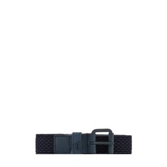 Emporio Armani Gewebter Lederg&uuml;rtel - - Accessories - Herren - Blau - M
