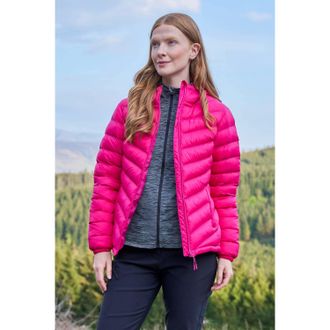 Mountain Warehouse Seasons Steppjacke f&uuml;r Damen (Leuchtend Rosa)