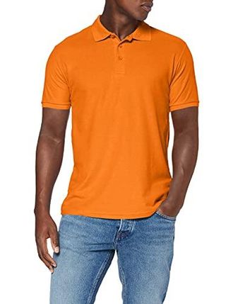 Fruit Of The Loom Polo Homme 65/35 Orange Small, Orange, S