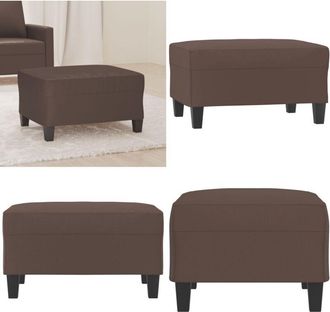 vidaXL Fu&szlig;hocker Braun 70x55x41 cm Kunstleder - Polsterhocker - Sitzhocker - Fu&szlig;hocker - Kunstleder M&ouml;bel - Braun - Home & Living