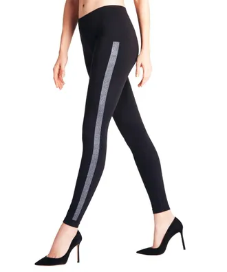 Falke Damen Leggings Clean Intensity W Le blickdicht gemustert 1 Stück, Schwarz Black 3009, XL 46-48