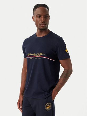 Beverly Hills Polo Club T-Shirt P-SS26M-TS1519 Dunkelblau Regular Fit
