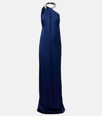 Stella McCartney Verzierte Robe aus Satin