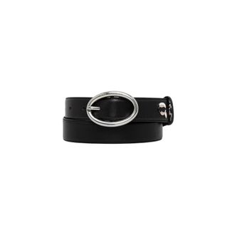 Karl Lagerfeld Klassischer Lederg&uuml;rtel - - Accessories - Damen - Schwarzk - 65 CM
