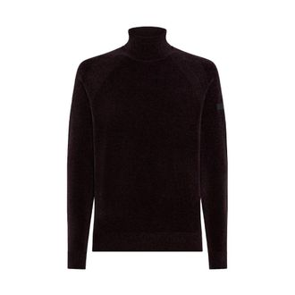 Roberto Ricci Design Velvet Turtleneck Knit - Homme - Pulls - Rouge - Taille: 2XL