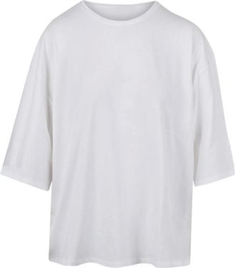 Loulou Studio Femme, Tops, Blanc, Taille: 38 FR T-shirt oversize en coton Supima