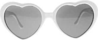 Holibanna Lunettes Lumi&egrave;re Changeante Forme Coeur Effet Sp&eacute;cial Diffraction L&eacute;g&egrave;res et Confortables Accessoire F&ecirc;te et Festival Unisexe Blanc