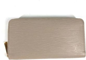 Louis Vuitton unisex, Pre-owned, Beige, Taille: ONE Size Portefeuille en cuir Pre-owned