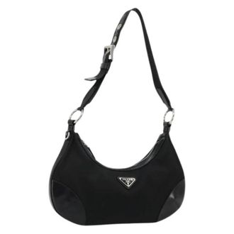 Prada Pre-owned Nylon Shoulder Bag - - Pre-owned - Damen - Schwarzk - ONE SIZE
