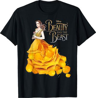 Disney Die Sch&ouml;ne und das Biest Belle Rose Kleidportr&auml;t T-Shirt