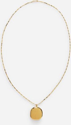 Arket Vergoldete Halskette Mit Medaillon -Goldfarben