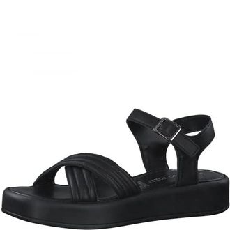 Marco Tozzi Marco Tozzi Sandalette pour Femme 2-2-28231-28, Sandale, Noir Nappa, 36 EU