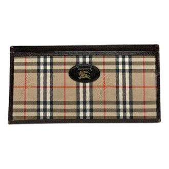 Burberry Portefeuille en cuir Pre-owned - Femme - Pre-owned - Beige - Taille: ONE Size