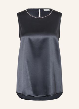 PESERICO Peserico Satintop Mit Schmucksteinen blau