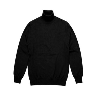 Ferrante Homme, Pulls, Noir, Taille: XL 12 Gauge Turtleneck