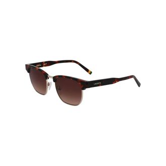 Lacoste Homme, Accessoires, Brun, Taille: ONE Size Injected Frame Square Lunettes de soleil