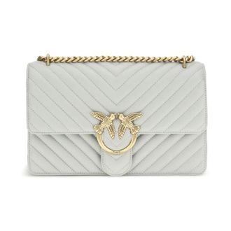 Pinko Love One Classic Schultertasche - - Bags - Damen - Grau - ONE SIZE