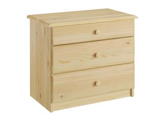 Erst-Holz 90.20-K4 Nachtkonsole f&uuml;r erh&ouml;hte Seniorenbetten mit 3 Schubladen