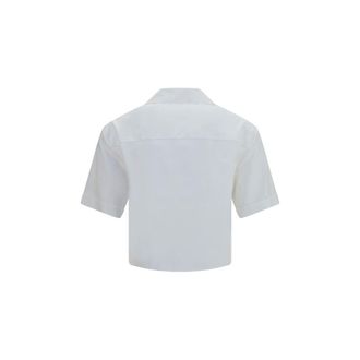 Versace Womens White Cotton Dress Shirt
