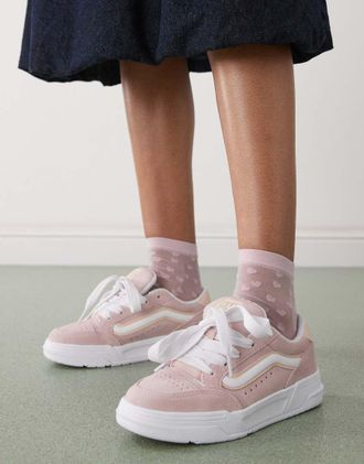 Vans Hylane - Baskets chunky en daim - Rose clair