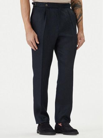 HUGO BOSS Stoffhose H-Perino 50563231 Dunkelblau Relaxed Fit