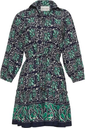 Cara Cara Robin Hemdkleid mit Blumen-Print - Blau