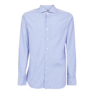 Dell'Oglio Homme, Chemises, Multicolore, Taille: 3XL Chemise &agrave; rayures &agrave; manches longues