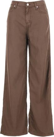Roy Rogers Femme, Pantalons, Brun, Taille: W30 Marta Wide Pantalons