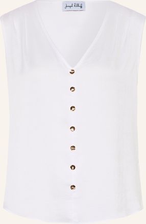 Joseph Ribkoff Blusentop Aus Satin weiss