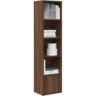 vidaXL Bibliothèque chêne marron 31x24x127 cm bois dingénierie Vidaxl