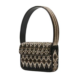 Staud Womens Tommy Shoulder Bag Black Viscose