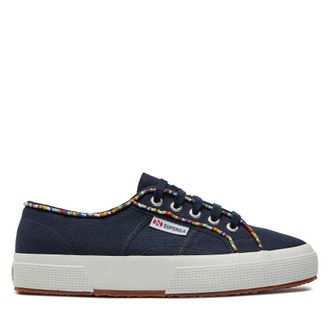 Superga Sneakers aus Stoff Superga Multicolor Beads 2750 S31352W Dunkelblau