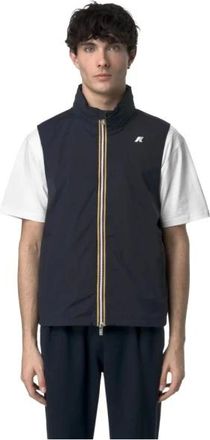 K-Way Homme, Vestes, Bleu, Taille: XL Valen Stretch Dot Vest