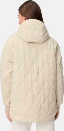 Camel Active Steppjacke mit Kapuze Langarm Markenlabel