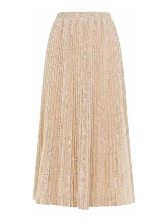 Ermanno Scervino Jupe Midi - Blanc