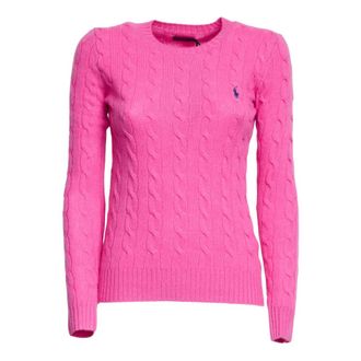 Polo Ralph Lauren Femme, Pulls, Rose, Taille: 36 FR Pulls &agrave; col rond