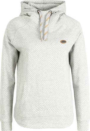 Oxmo Amina Damen Kapuzenpullover Hoodie Pullover mit Kapuze, Gr&ouml;&szlig;e:L, Farbe:Oyster Grey Melange (1401051)