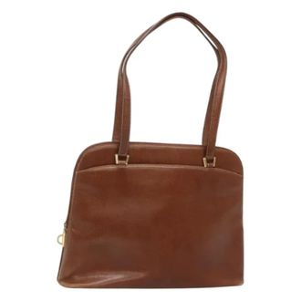 Ferragamo Pre-owned Leder Handtaschen - - Pre-owned - Damen - Braun - ONE SIZE